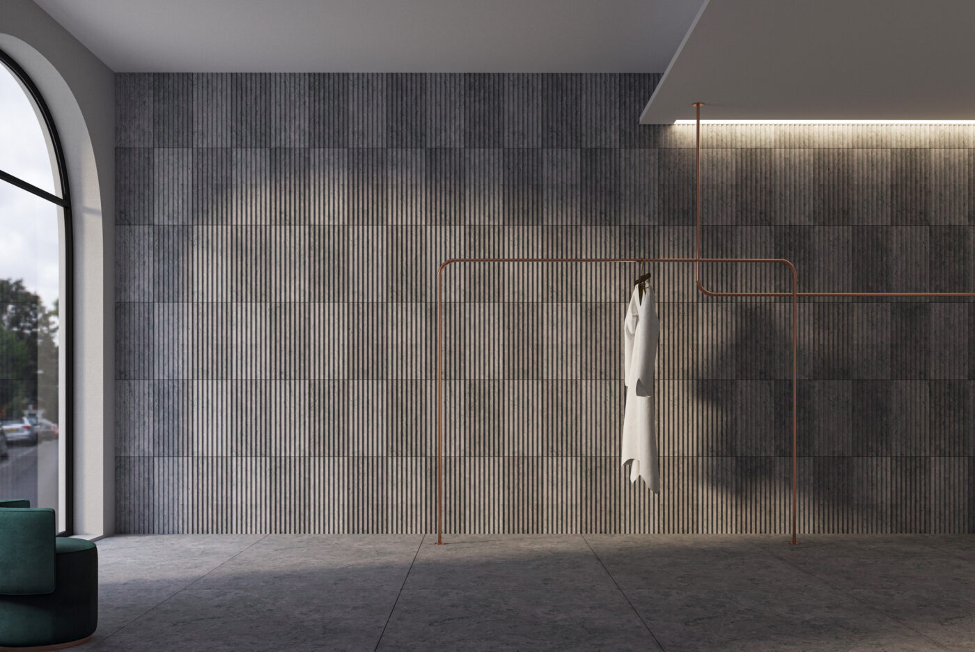 Tapered Groove Tile | Luxury Natural Stone Artistic Textured ...