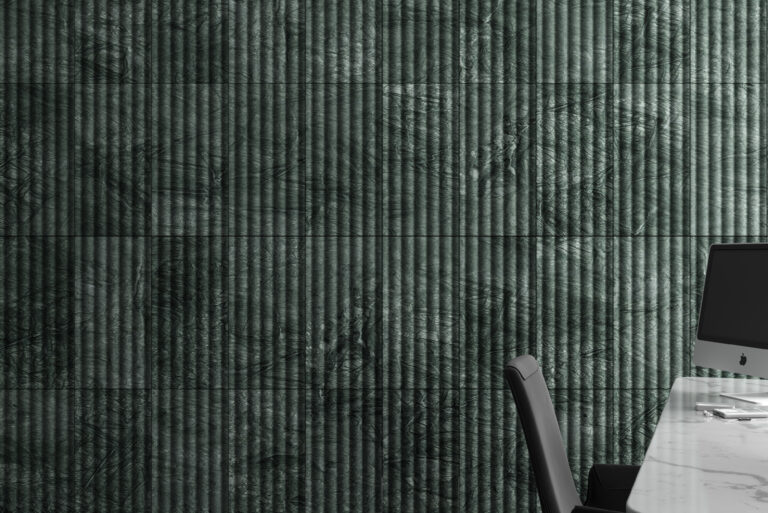 Wide Flutes Convex Tile | Luxury Natural Stone Artistic Textured ...