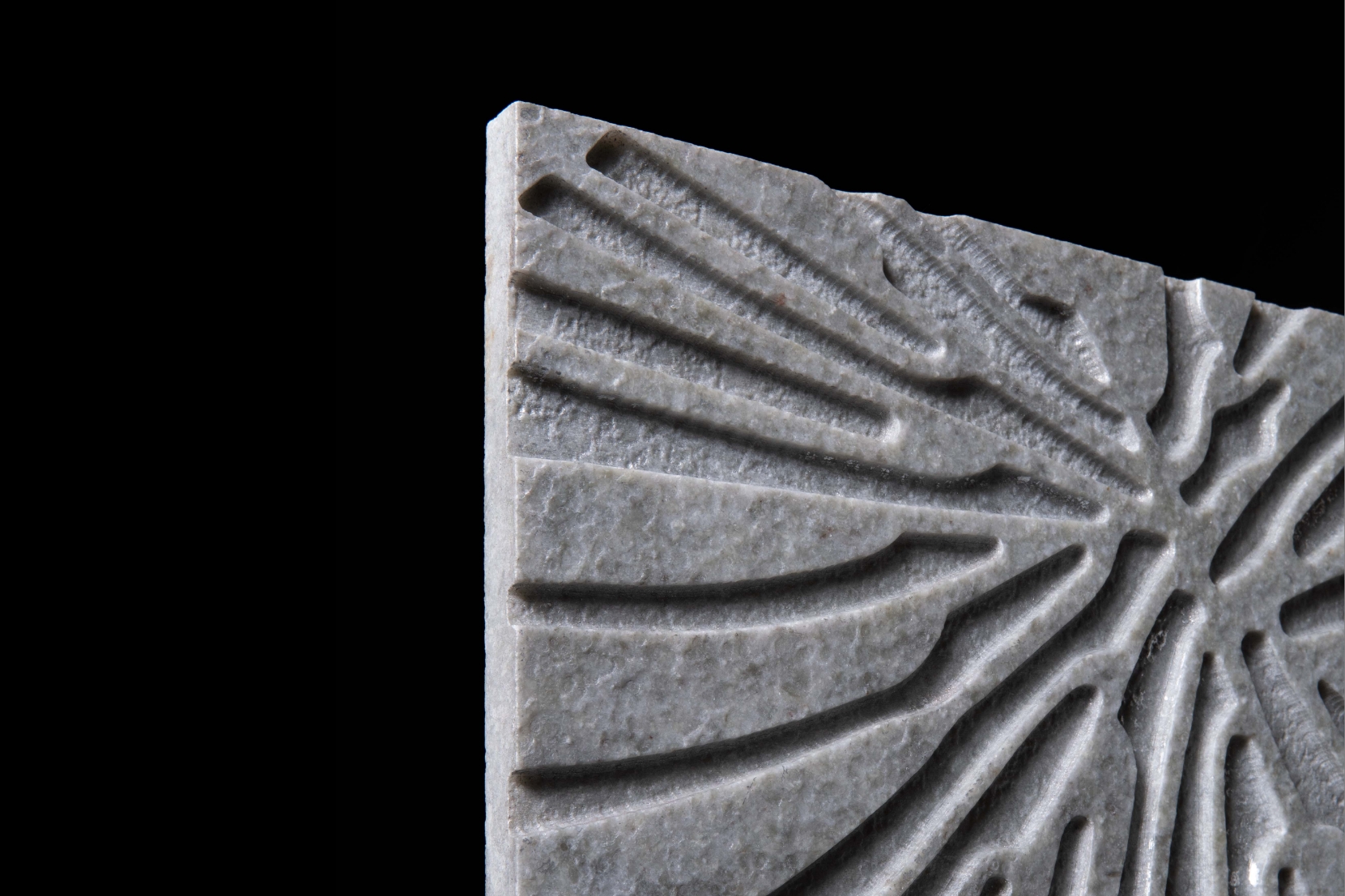 Xylem Tile | Luxury Natural Stone Artistic Textured Dimensional Tile | Borrowed Earth Collaborative