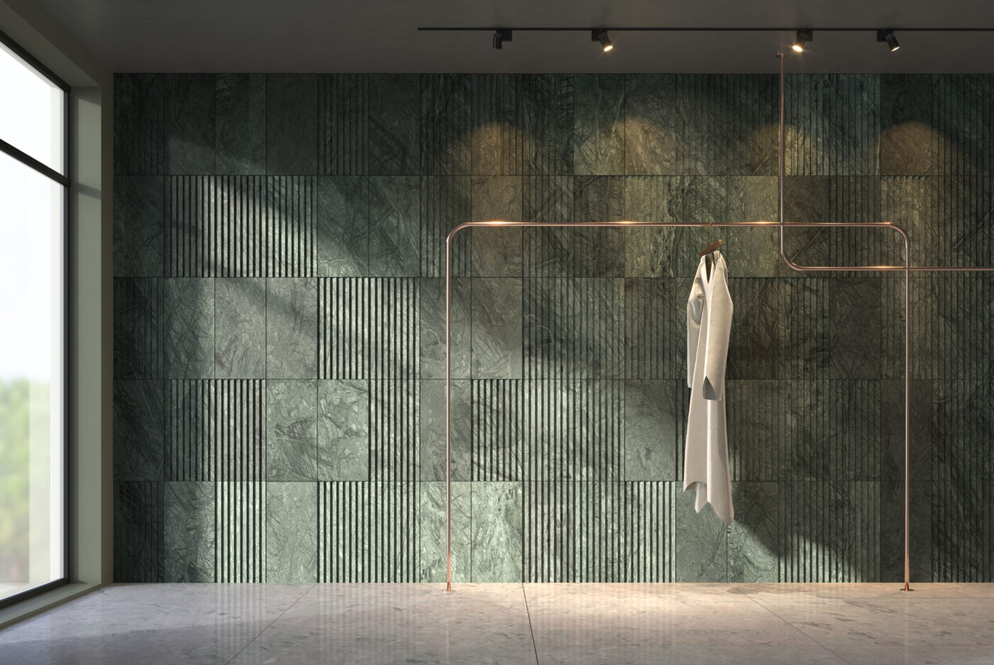 Tapered Groove Tile | Luxury Natural Stone Artistic Textured ...