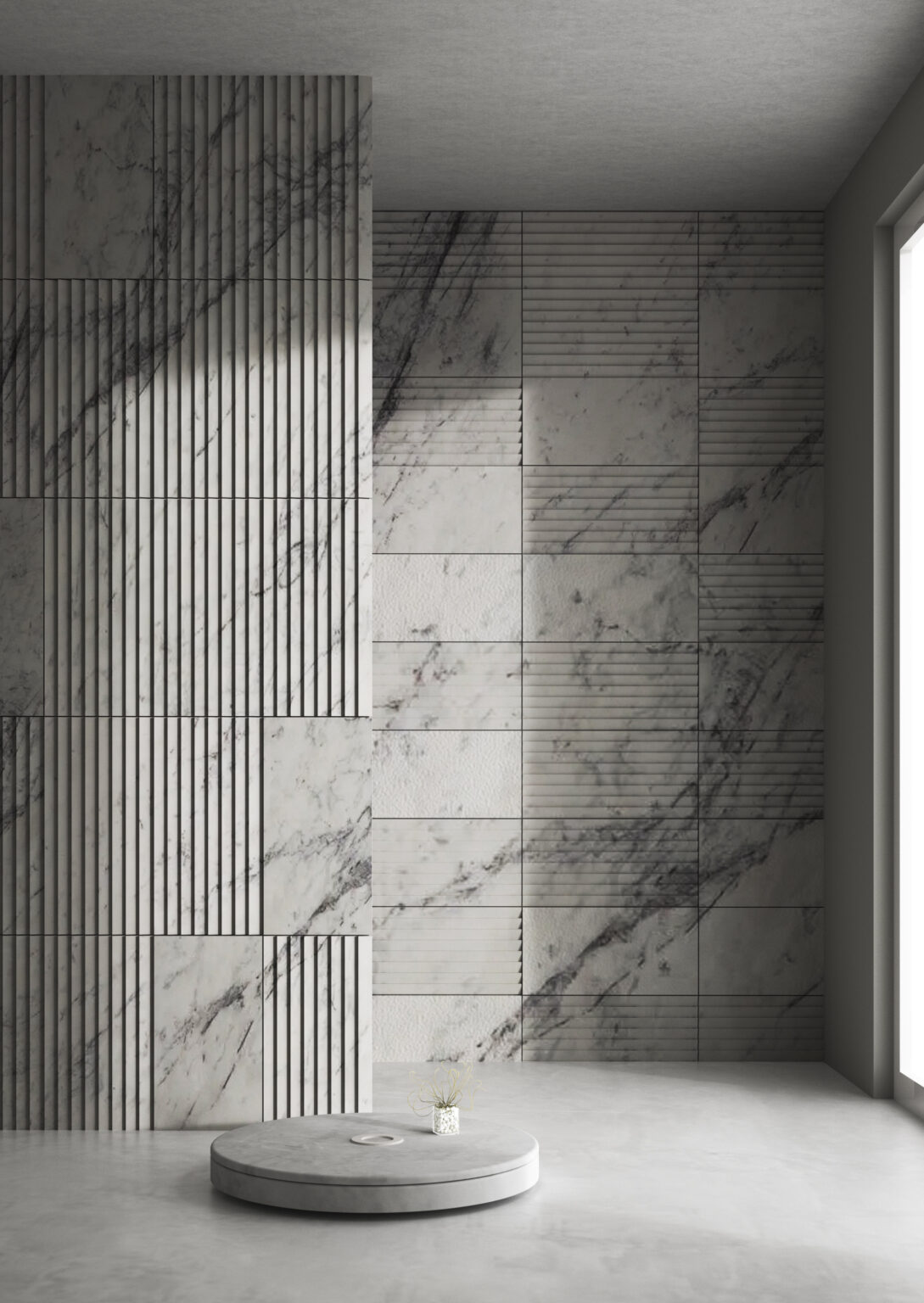 Tapered Groove Tile | Luxury Natural Stone Artistic Textured ...