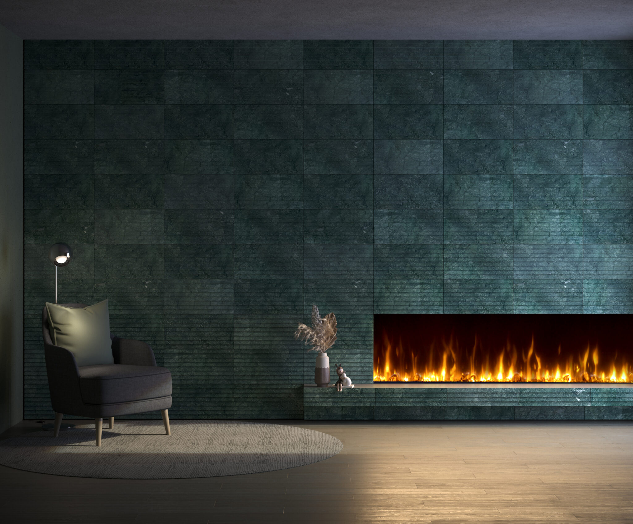 Tapered Groove Tile | Luxury Natural Stone Artistic Textured ...