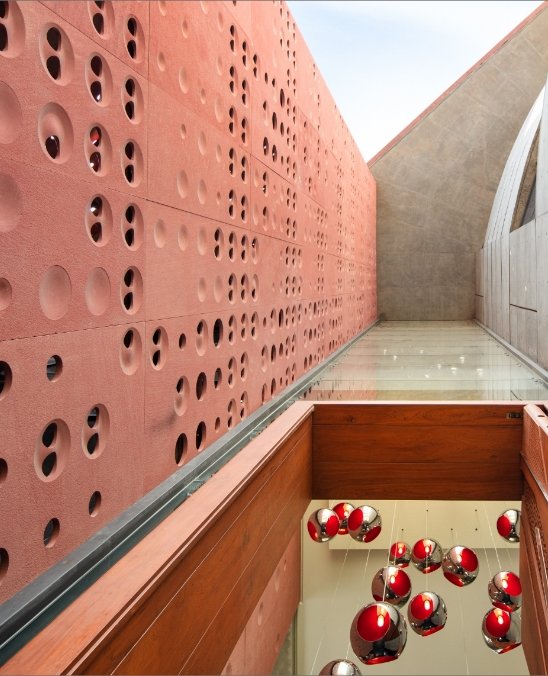 Scoop Surat Architectural Facade | Borrowed Earth Collaborative