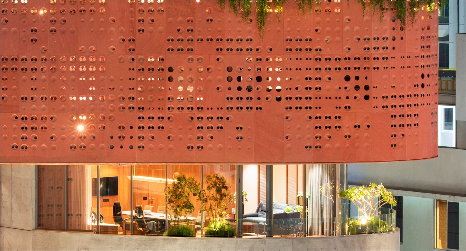 Scoop Surat Architectural Facade | Borrowed Earth Collaborative