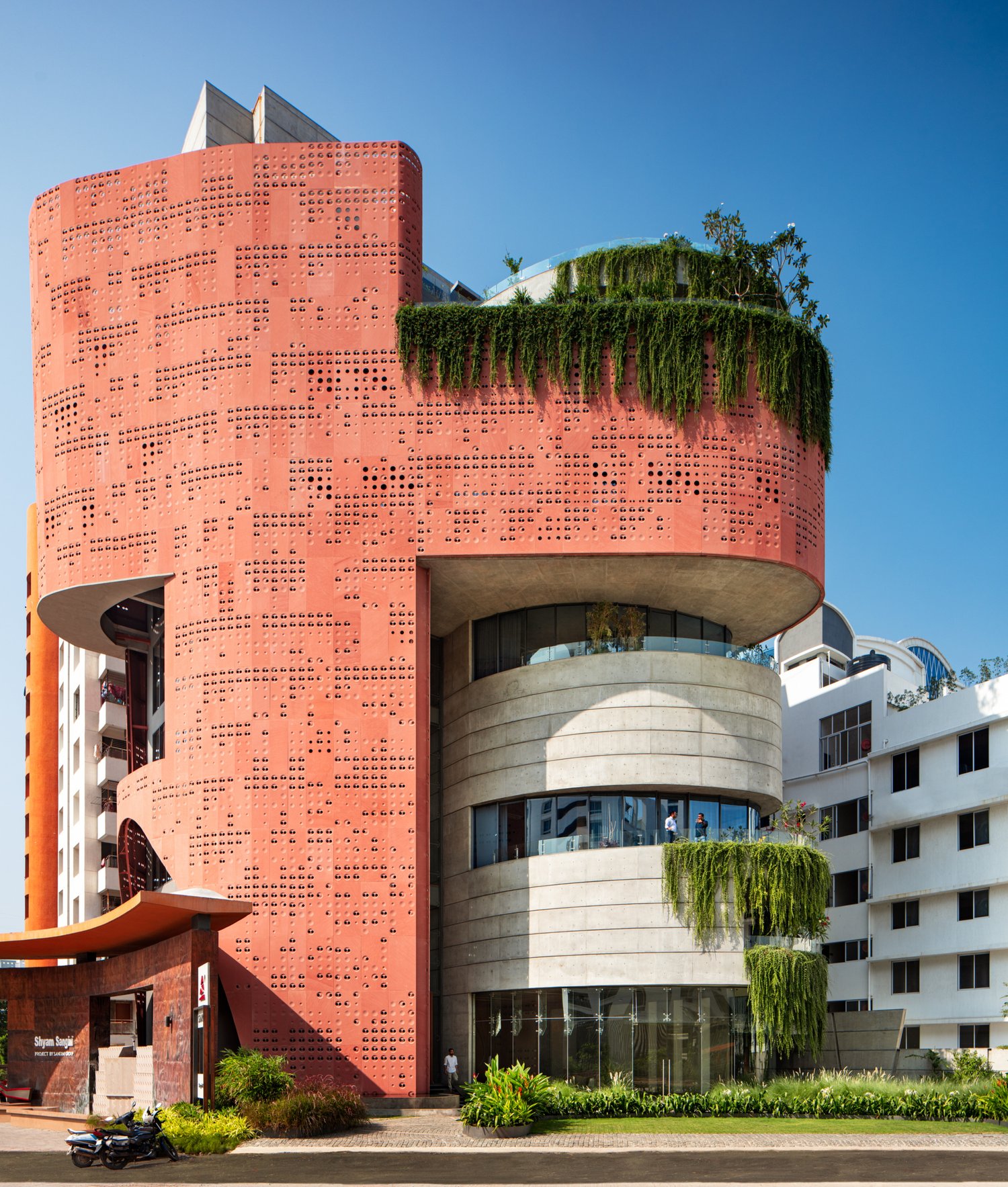 Scoop Surat Architectural Facade | Borrowed Earth Collaborative