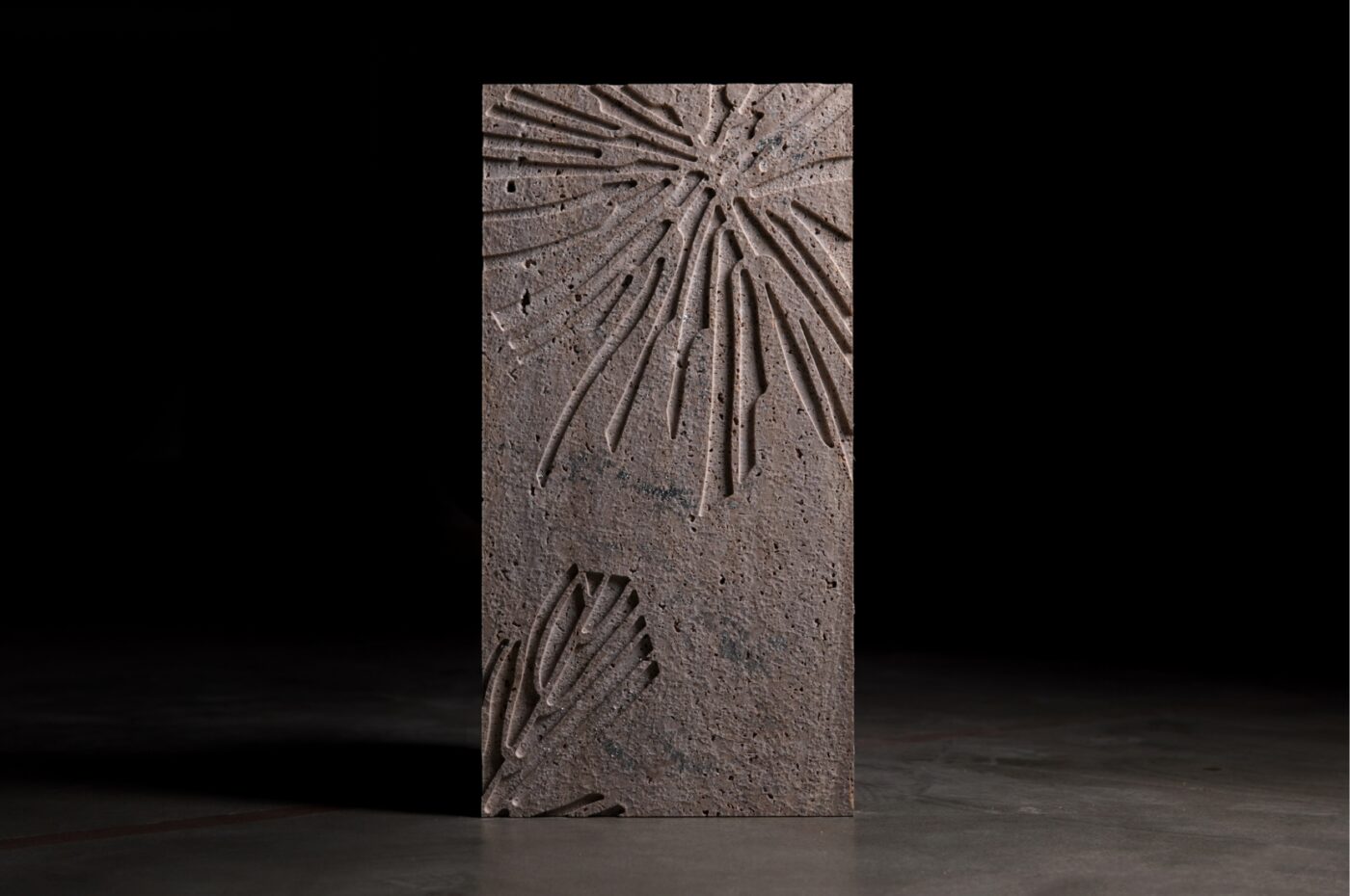 Xylem Tile | Luxury Natural Stone Artistic Textured Dimensional Tile | Borrowed Earth Collaborative