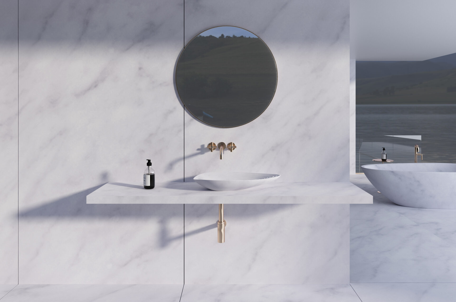 Over-the-counter Sink - Continuum - Borrowed Earth Collaborative