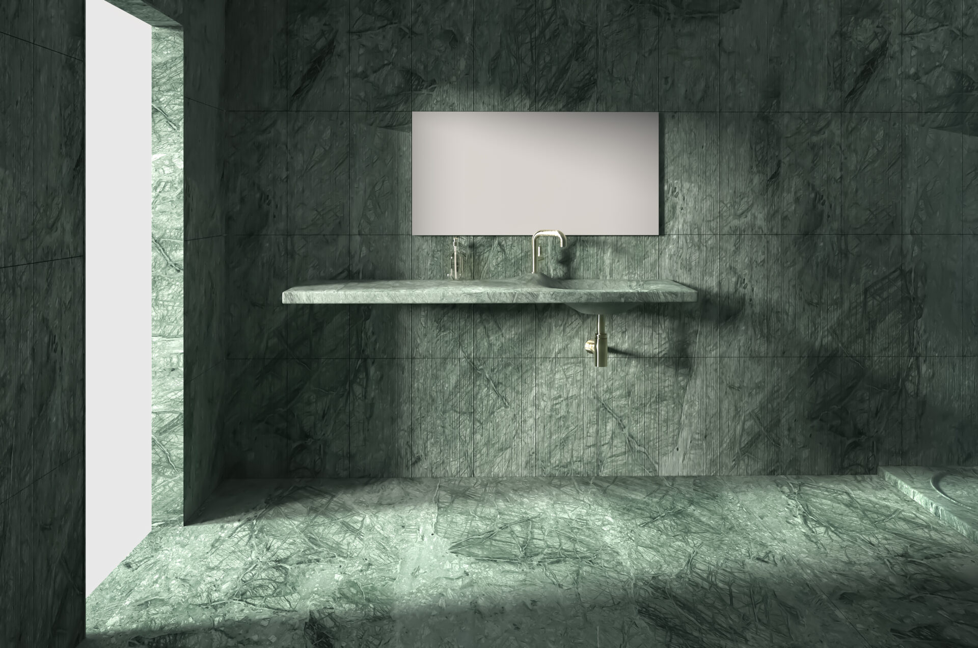 Integrated Vanity - Fabric - Borrowed Earth Collaborative